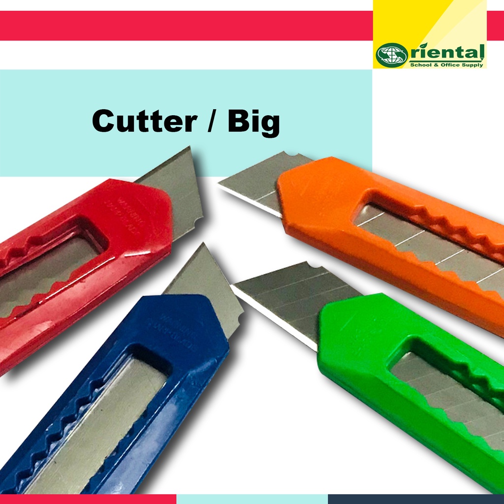 Ordinary Box Cutter Knife - Small and Big Sharp Cutter Blade Packaging ...
