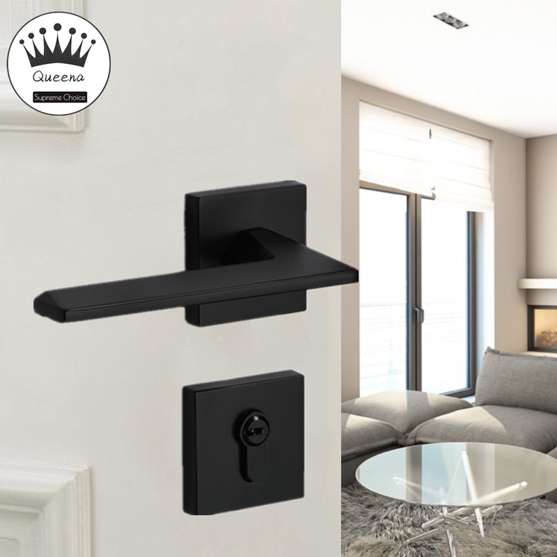 Entrance Lockset Nordic Style Bedroom Silent Door Lock Set Door Knob ...