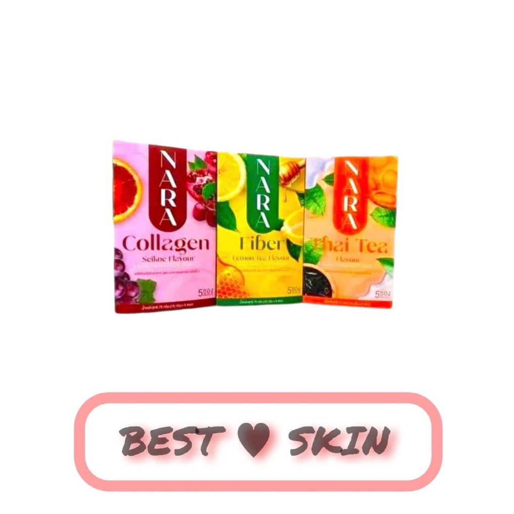 NARA Beauty Set Collagen Fiber Thai Tea | Shopee Philippines