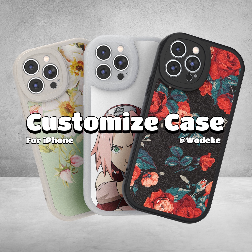 Customized iPhone Case DIY PU Leather for iPhone 16 15 14 13 12 11 Pro ...