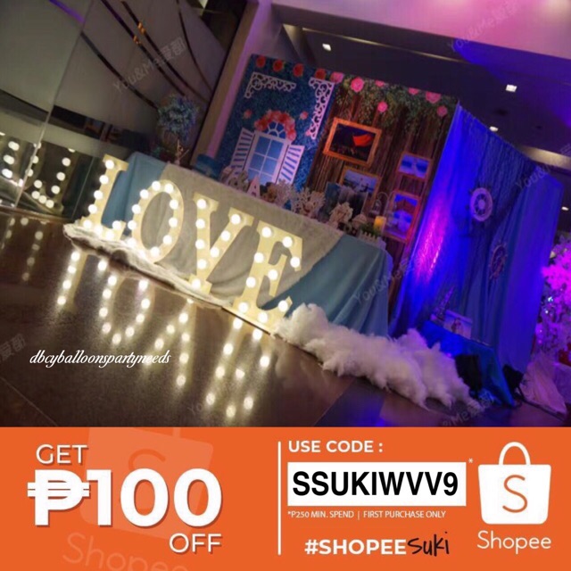 LED Letter Standee（A-M） | Shopee Philippines