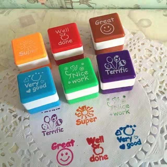 6 In1 Teacher Stamp /6 In 1 Very Good Stamp XJB10 | Shopee Philippines