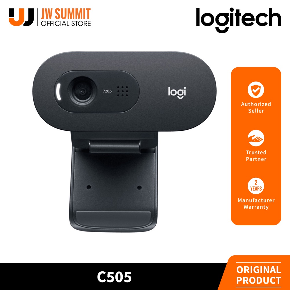 Logitech C505 HD 720p/30 fps with Widescreen Video and Long-Range Mic ...