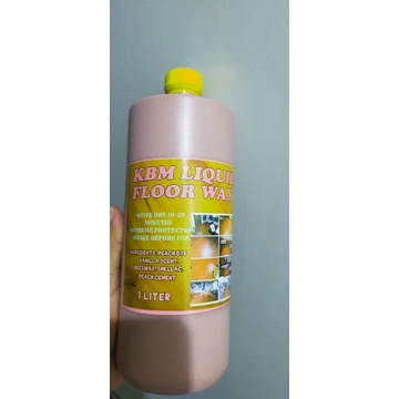 KBM liquid FLOORWAX Peach 1liter | Shopee Philippines