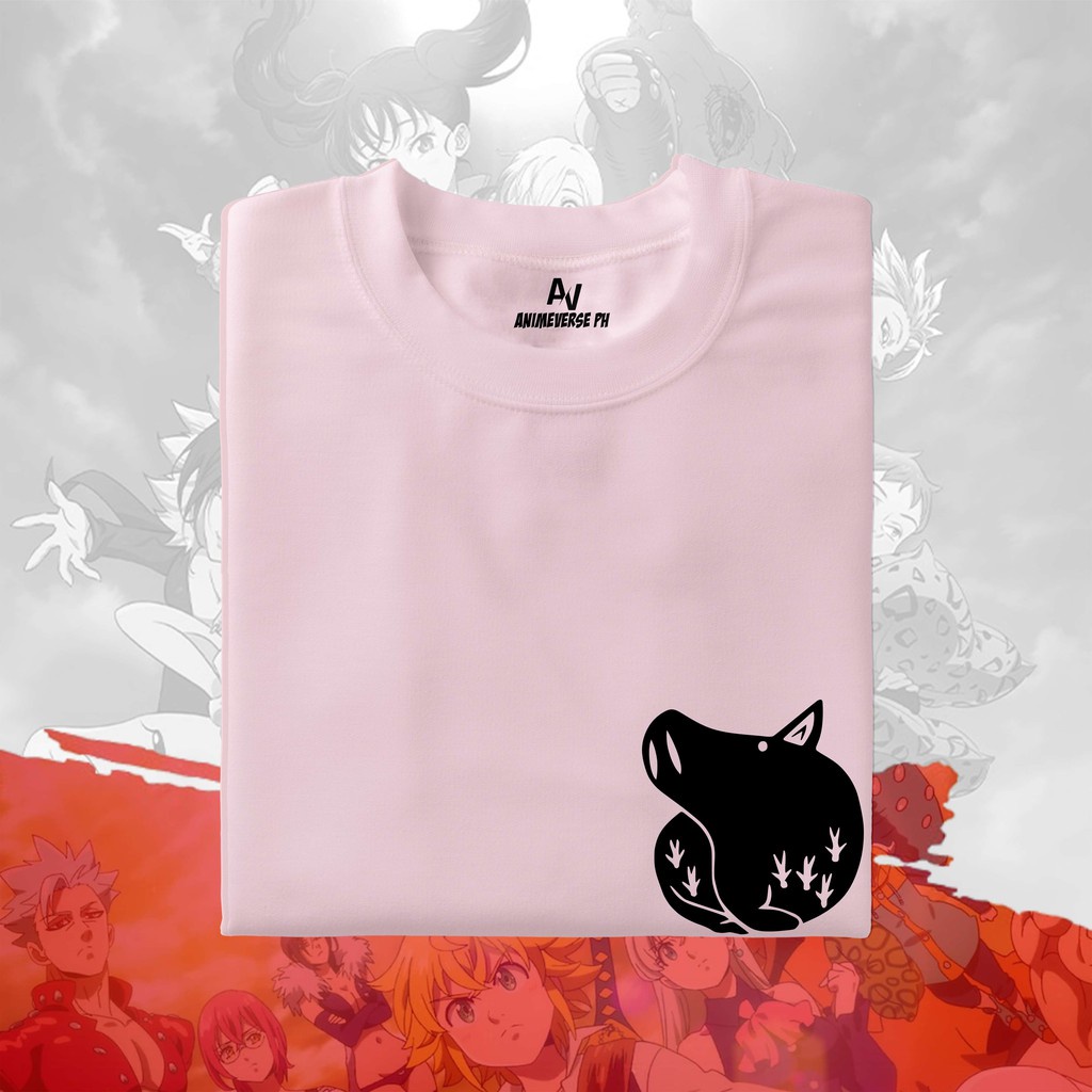 Seven Deadly Sins - Sin of Gluttony Logo Shirt | Shopee Philippines