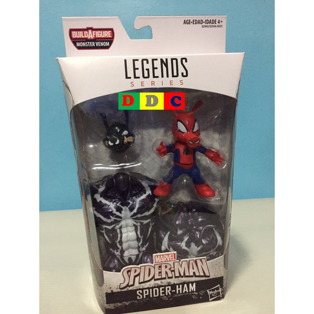 MARVEL LEGENDS VENOM WAVE SPIDER-HAM ACTION FIGURE (SEALED) | Shopee ...