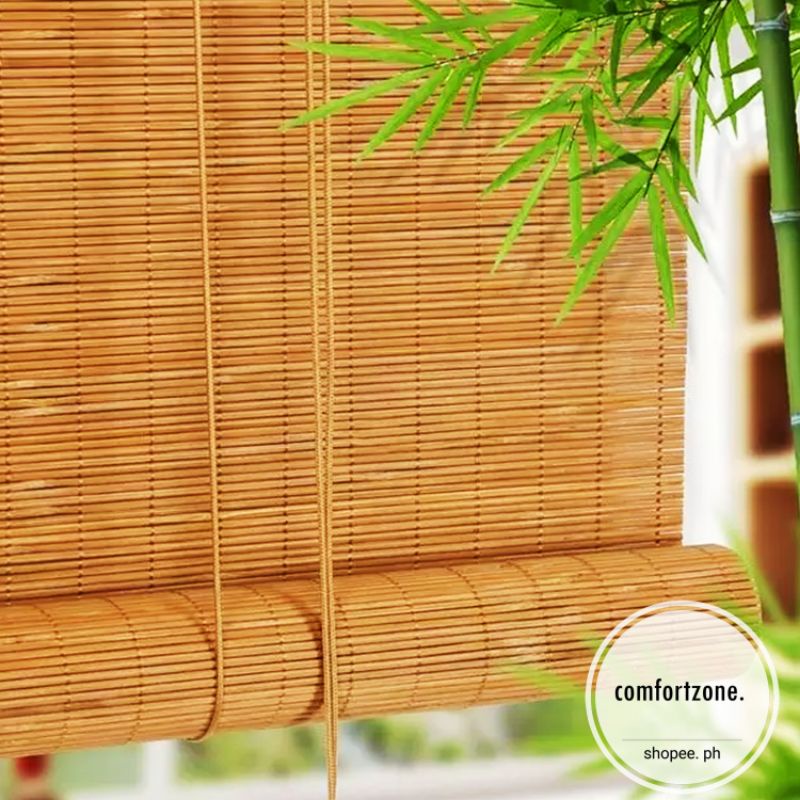Native Bamboo Blinds For Household Sun Shading Roller Blinds Used For ...