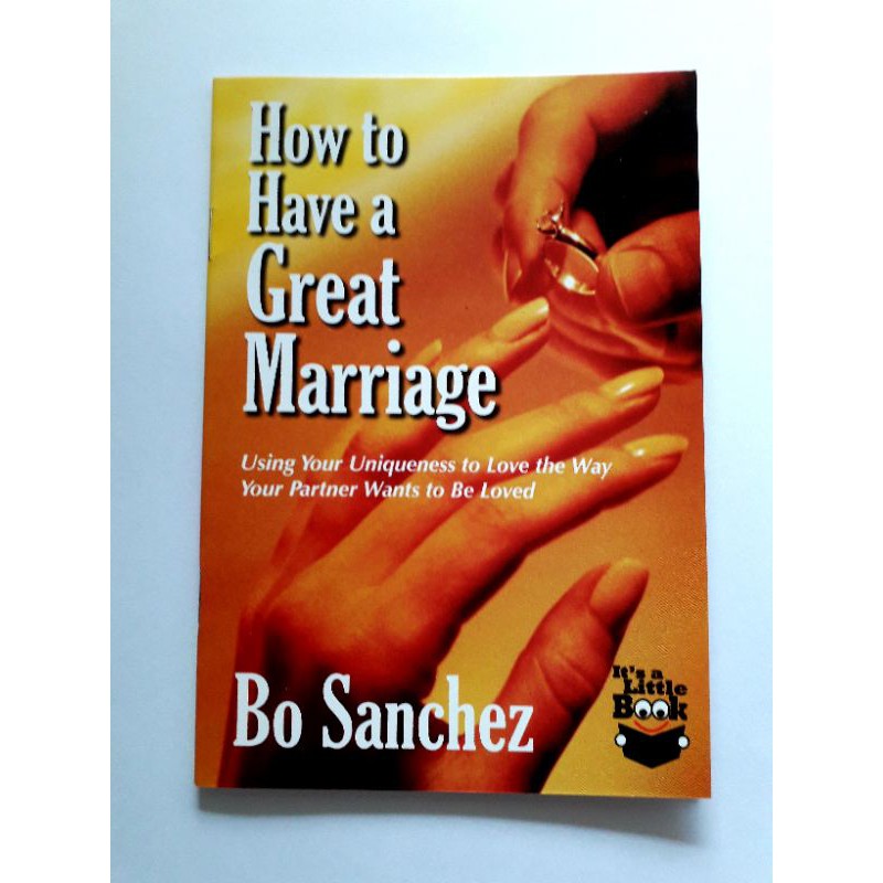 How to Have A Great Marriage Booklet Bo Sanchez book Relationship ...