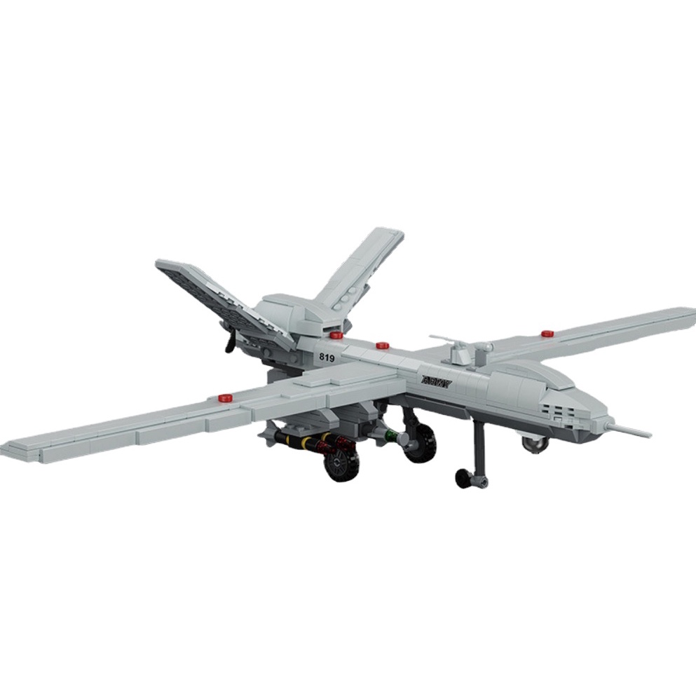 Mytopshop 577PCS MOC WW2 UAV Global Hawk RQ-4 Drones Aircraft Model ...