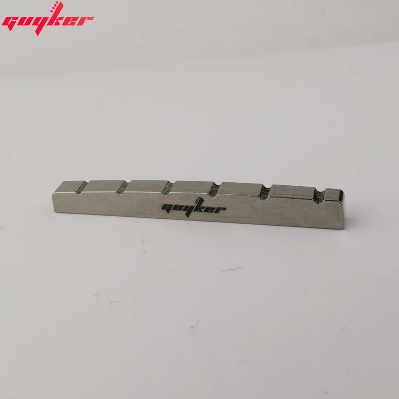 GUYKER Titanium alloy Slotted Guitar Nut 42/43*3.5MM For ST Guitar ...
