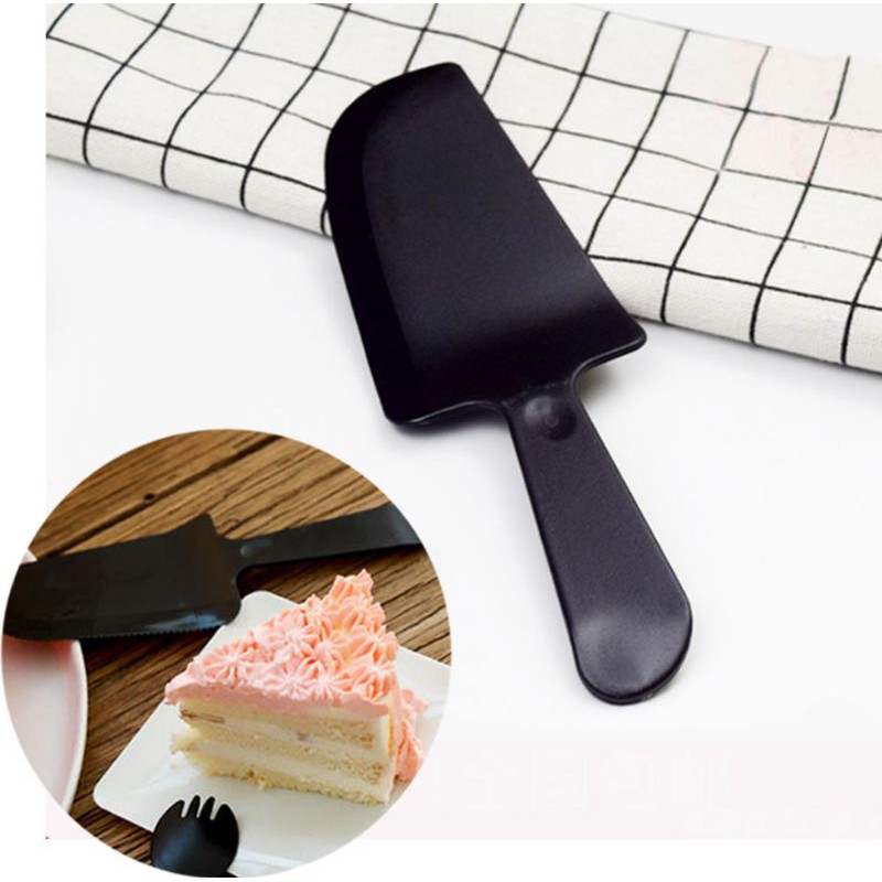 Icing Frosting Cream Black Smoother Plastic Spatula Cake cutter ...