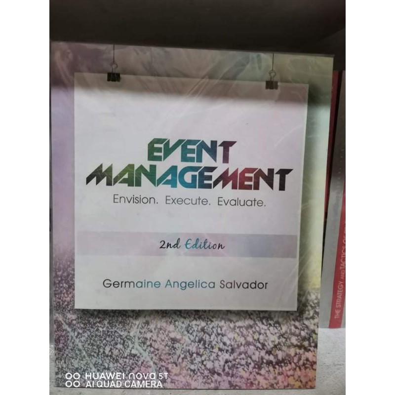 Event Management 2nd Edition By. Germaine Angelica Salvador | Shopee ...