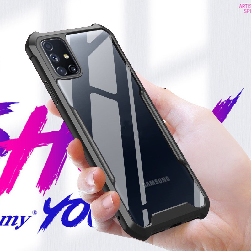 Clear Casing Samsung Galaxy A21s A31 A32 A51 A71 M31 Prime F41 M21S M51 ...