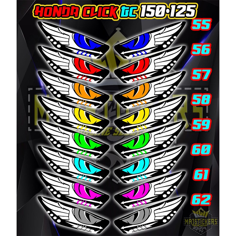 Honda Click GameChanger 125i/150i V2 / V3 / V4 Headlight Transparent ...