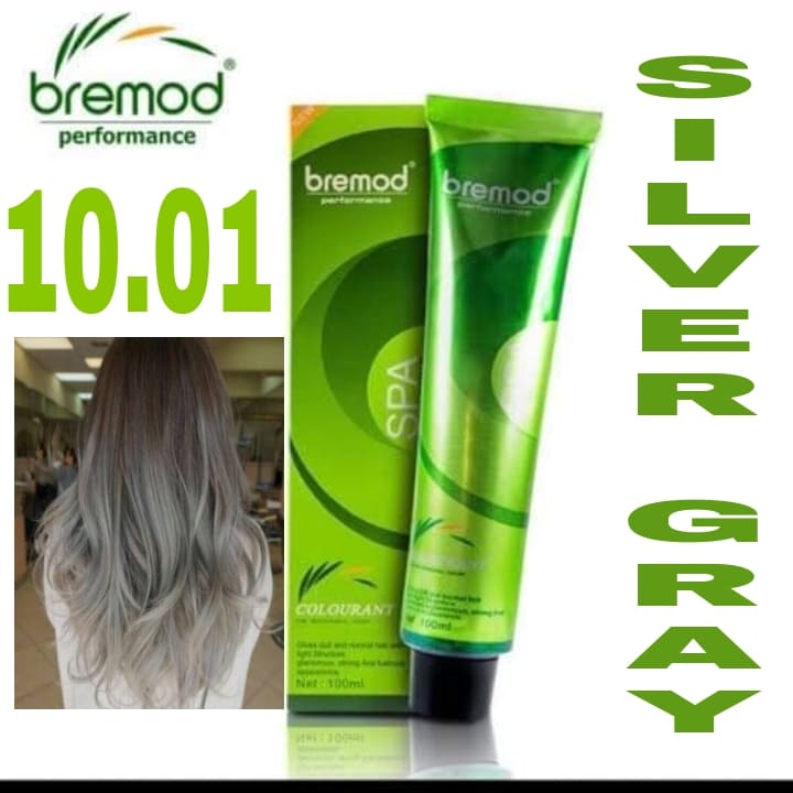 Bremod Performance SPA Hair Color ( 10.01 silver gray) 100 ML | Shopee ...