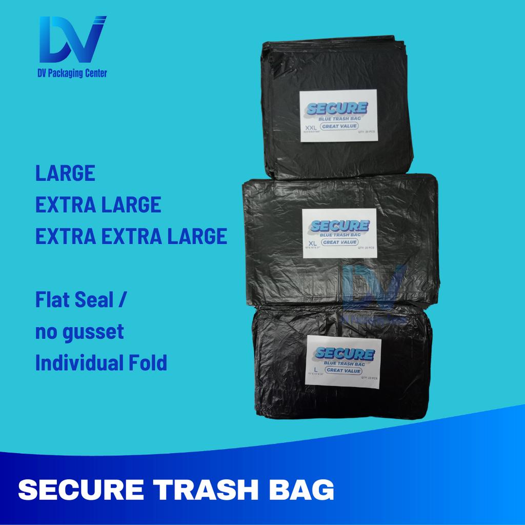 Secure Trash Bag - Folded (1 Pack x 20pcs) | Shopee Philippines