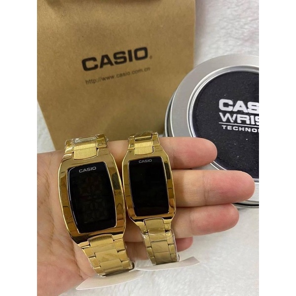 casio touch Watch with Alarm clock / with can at paperbag | Shopee ...