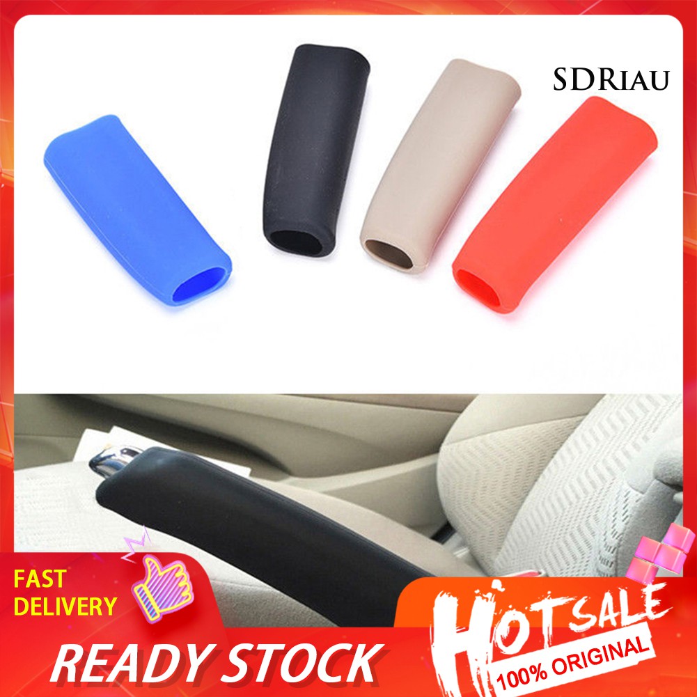 【Ready stock】Car Handbrake Covers Sleeve Anti-slip Hand Brake Grips ...