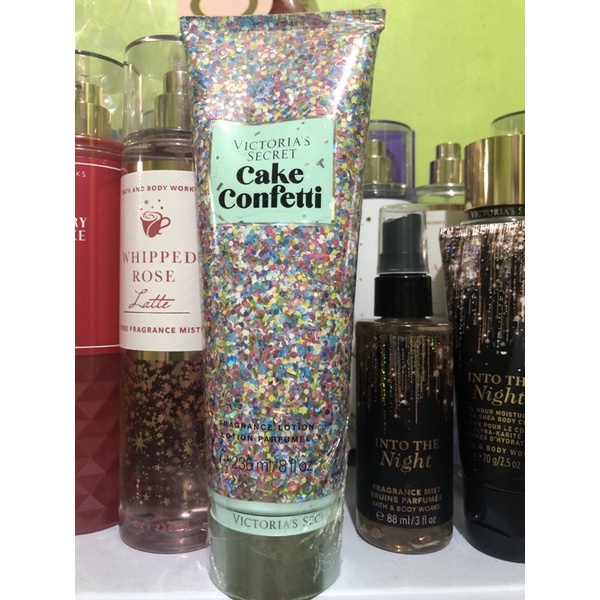 Victoria's Secret Cake Confetti Fragrance Lotion 250 ml | Shopee ...