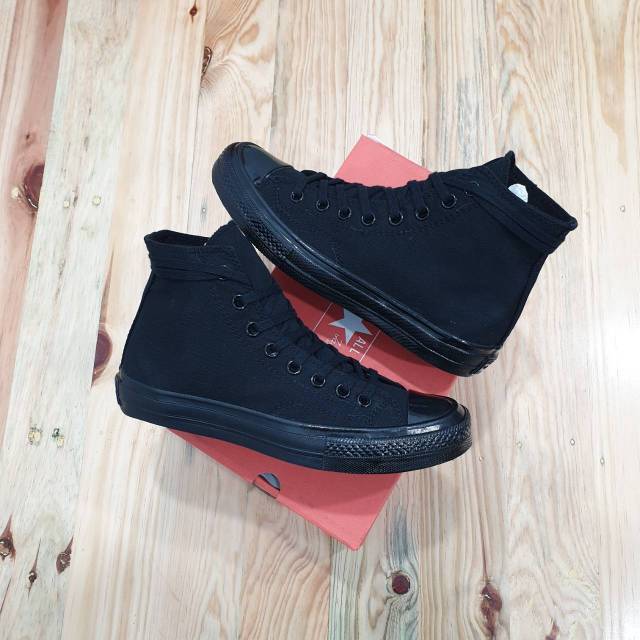 HITAM Converse CT ALLSTAR 1970S 70S HIGH HI FULL BLACK PREMIUM ORIGINAL ...