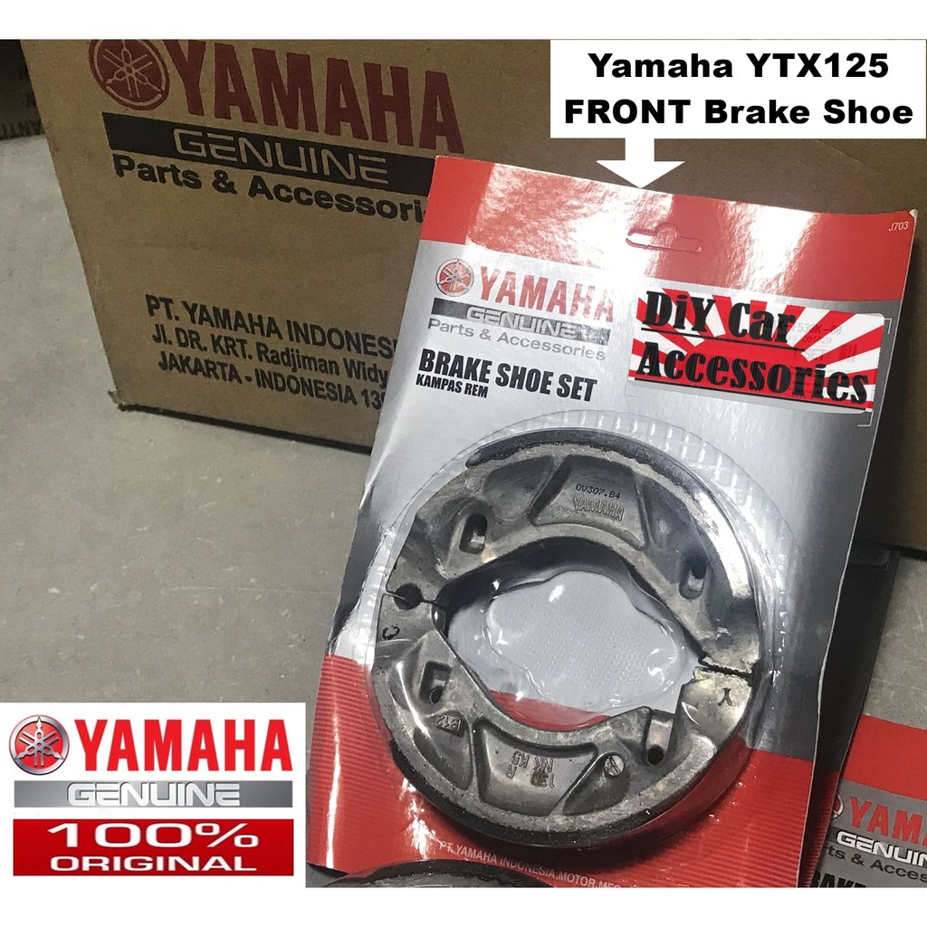 Brake shoe(Original) for YTX125 Front | Shopee Philippines