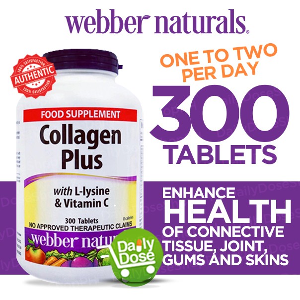 Webber Natural Collagen Plus 300 Tablets | Shopee Philippines