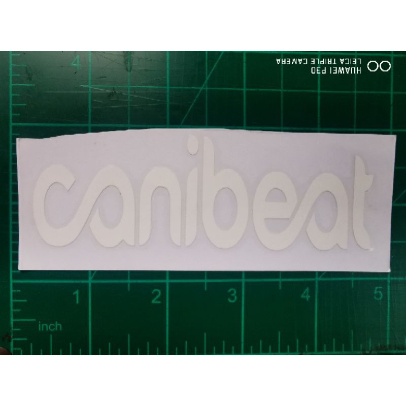 VINYL STICKER FOR MC/CAR (CANIBEAT WHITE) | Shopee Philippines