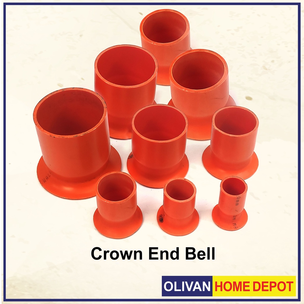Crown Electrical End Bell 1/2,3/4,1,1-1/4,1-1/2,2 inches | Shopee ...