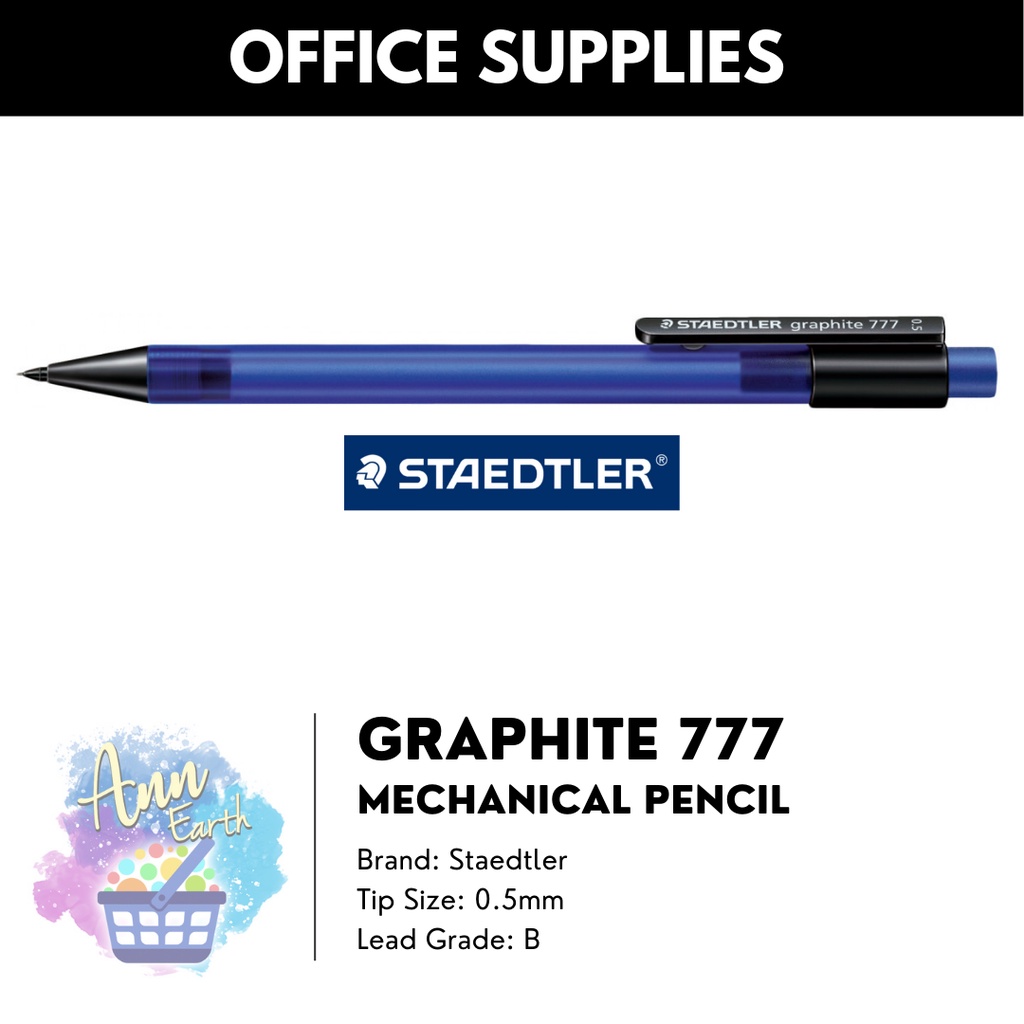 STAEDTLER Graphite 777 Mechanical Pencil 0.5 (SOLD per PIECE) | Shopee ...