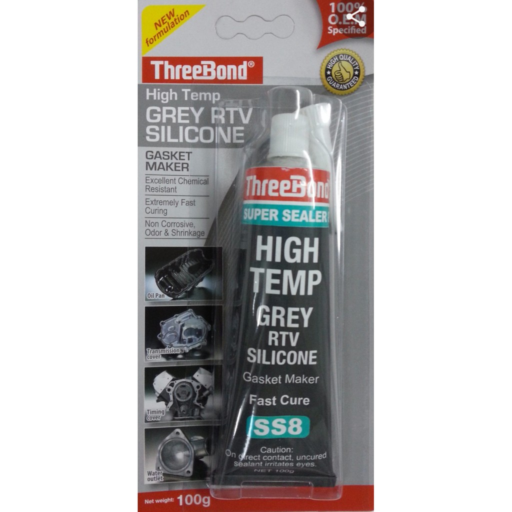 ThreeBond Grey RTV Silicon Gasket Maker Super Sealer 8 SS8 High ...