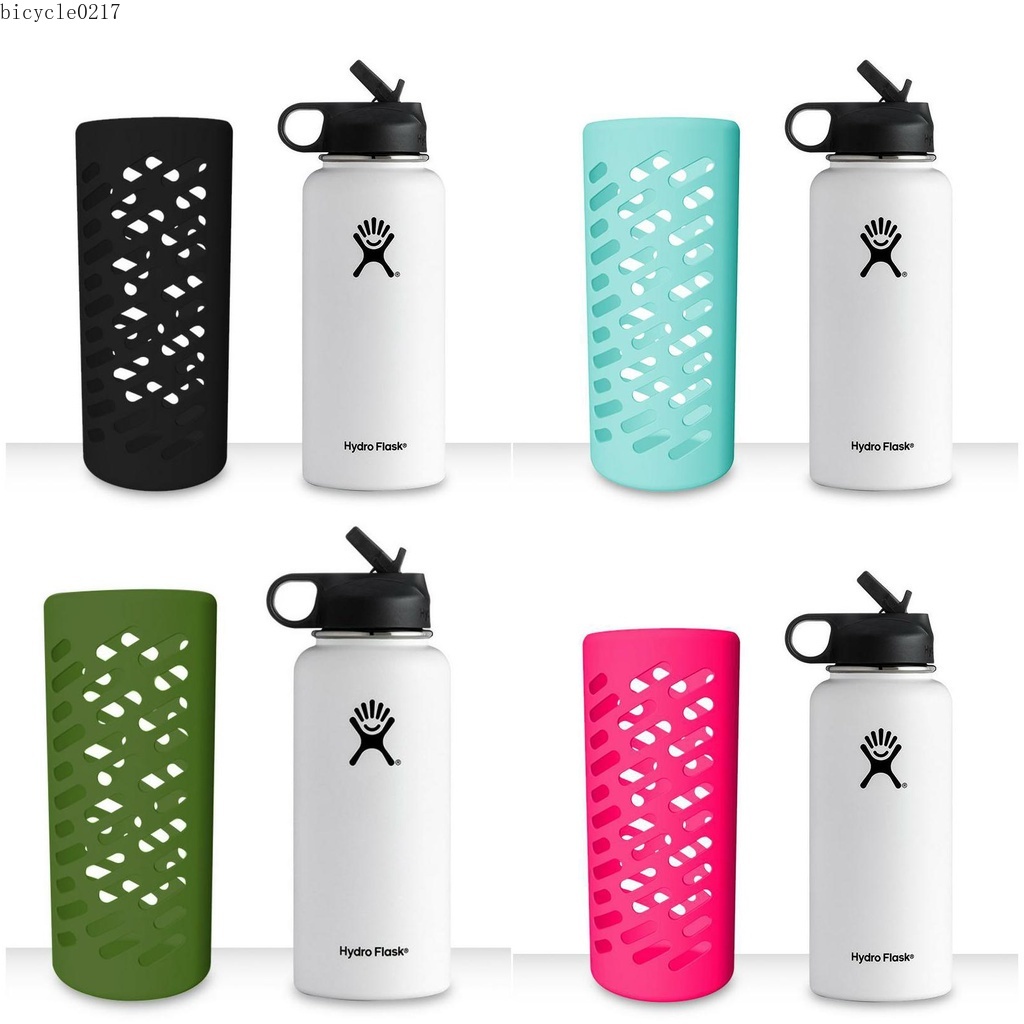 Slip-proof Silicone Boots Cover For Hydro Flask Water Bottle 18 32 40oz ...