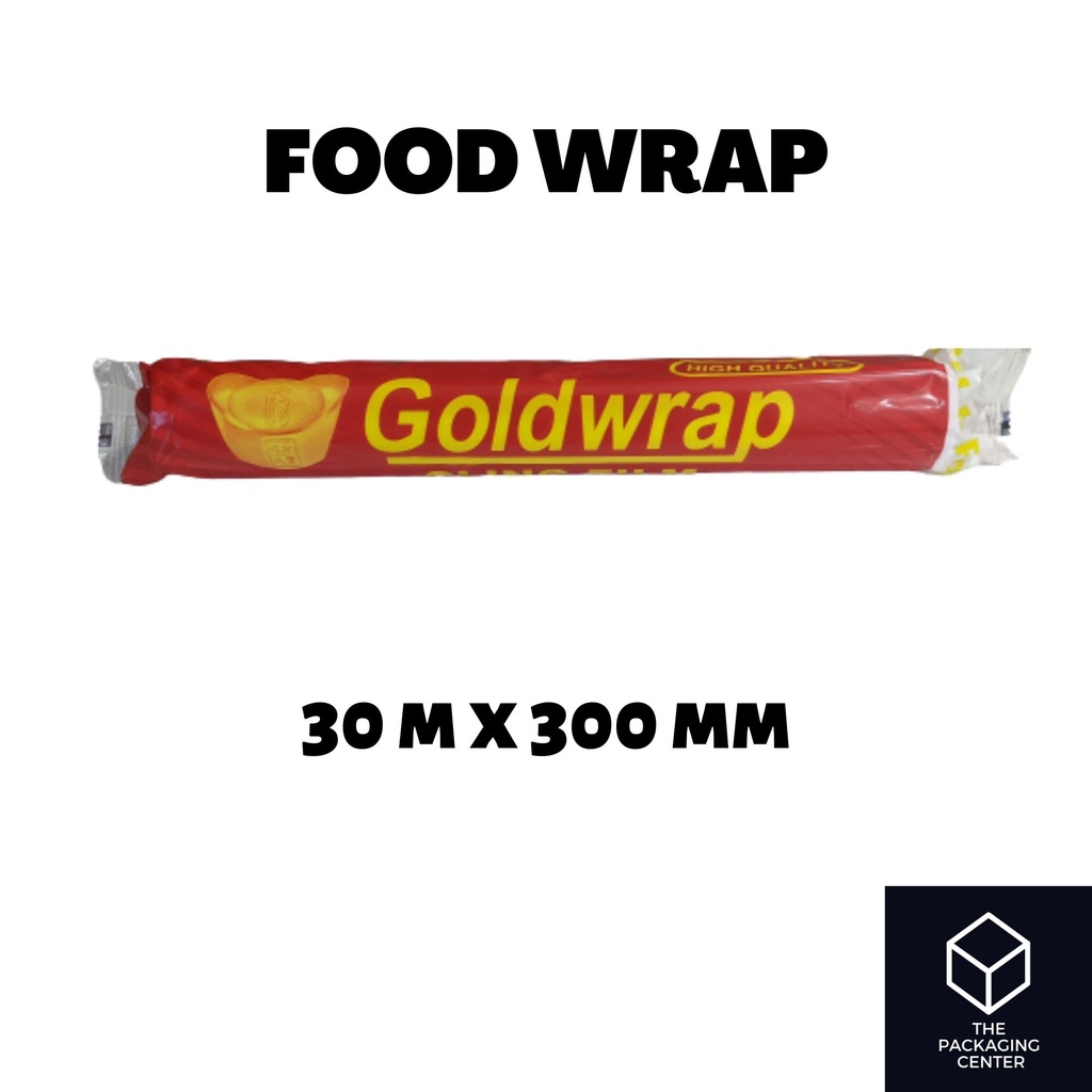 Food Wrap 30m x 300mm Goldwrap Brand (mini roll) | Shopee Philippines