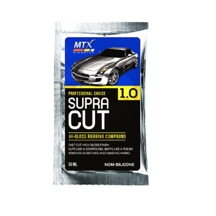 Microtex SupraCUT 30g Hi-Gloss Rubbing Compound (Non-Silicone, Wax ...
