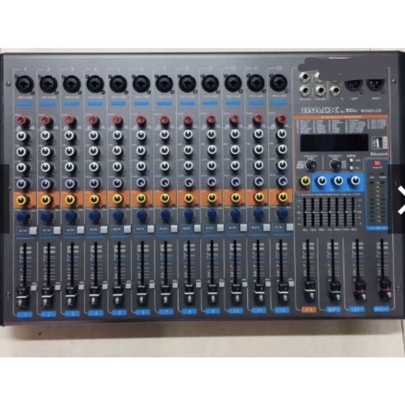 IMIX by Trident BOME 12II 12'' Channel Professional Powered Mixing ...