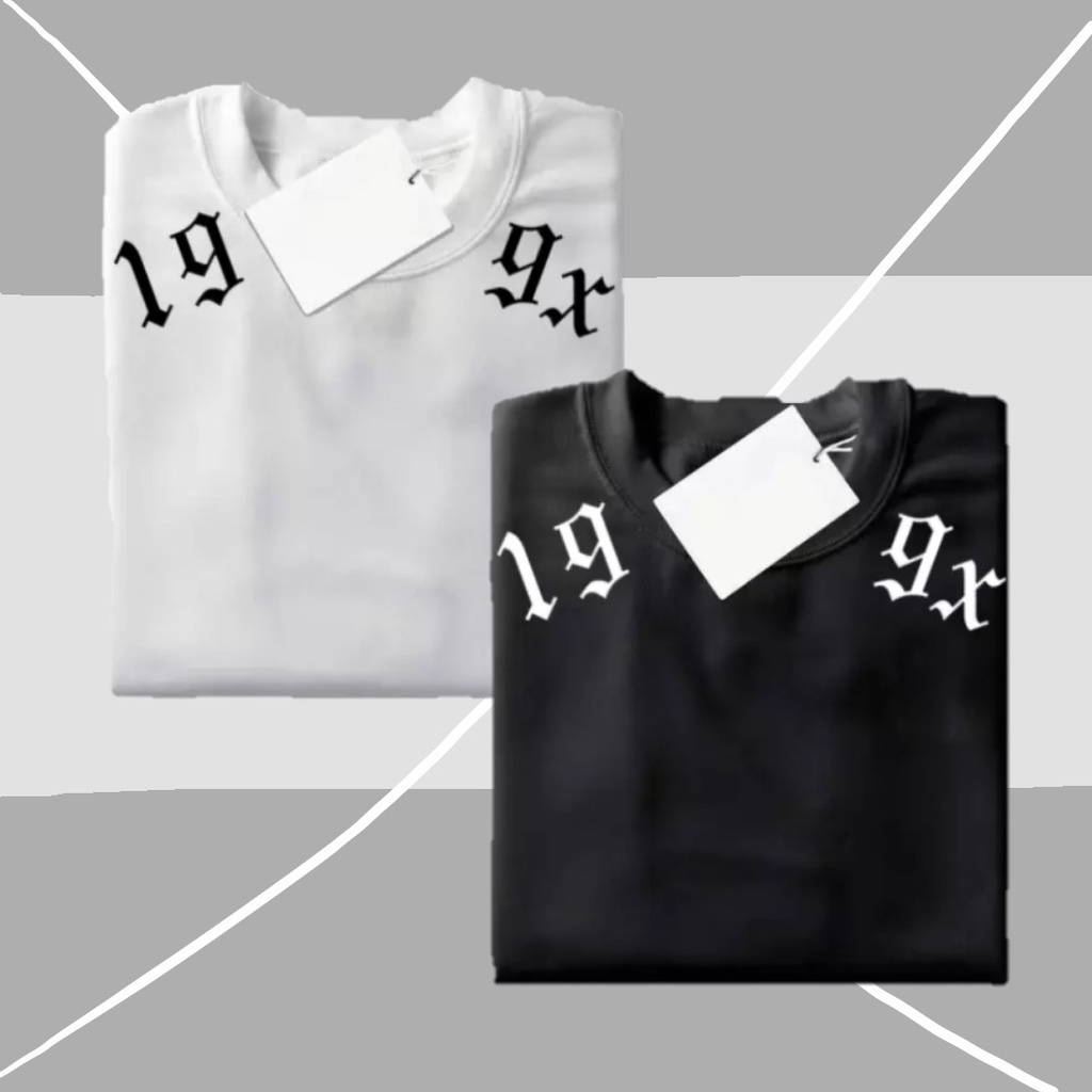 T-shirt Clothing 199x text Design Cotton (4 Size S, M, L, XL) | Shopee ...