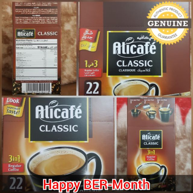 Alicafe Classic 3 in 1 (22 sachets) | Shopee Philippines
