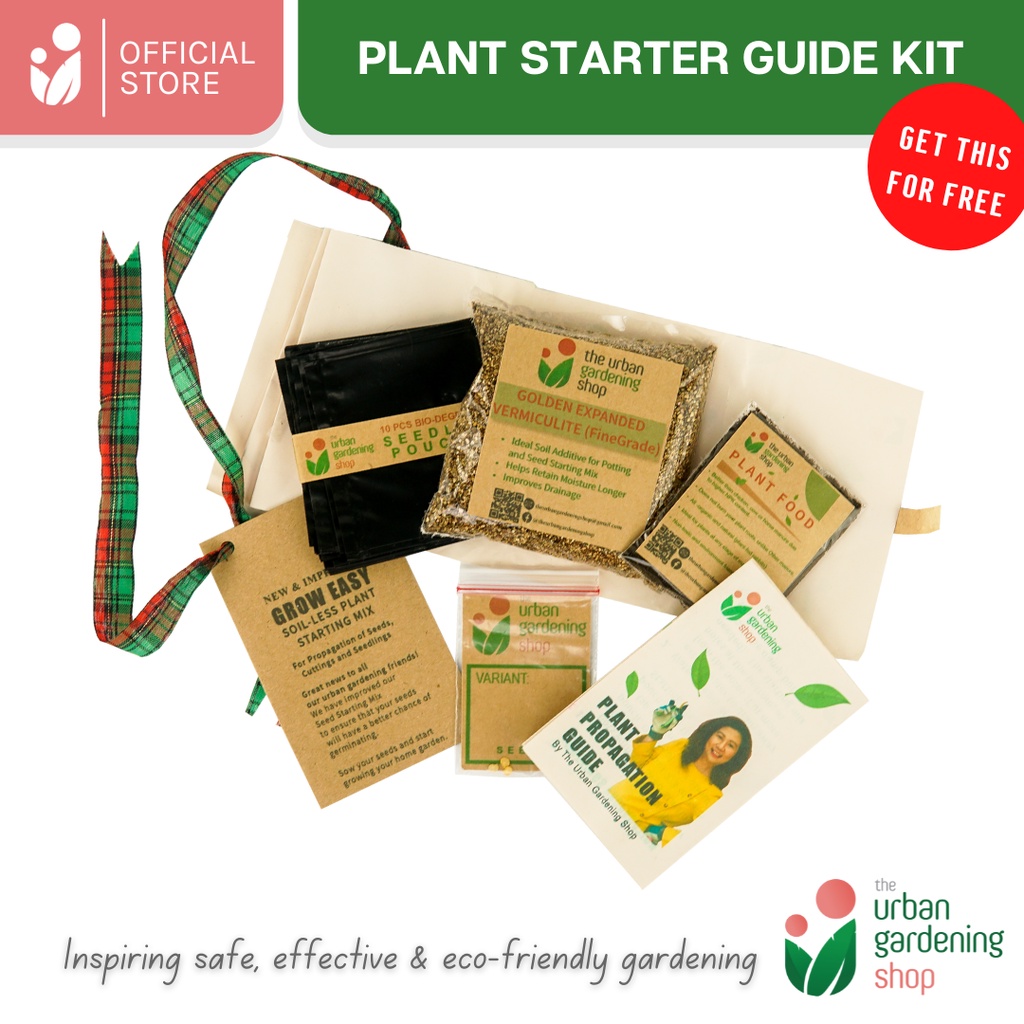 THE URBAN GARDENING SHOP Plant Starting Guide Kit | Shopee Philippines