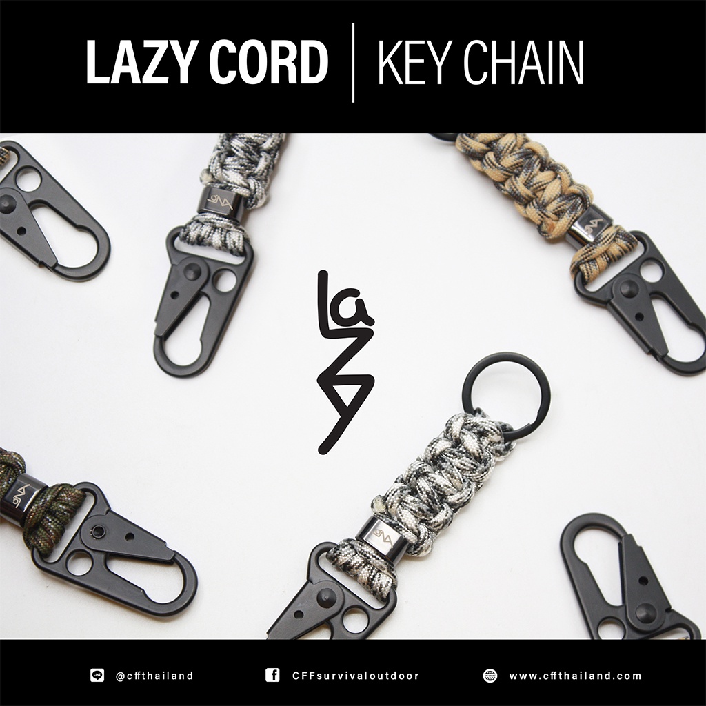 Lazy Handcraft Cord Key Chain (Keychain Snaplink) | Shopee Philippines