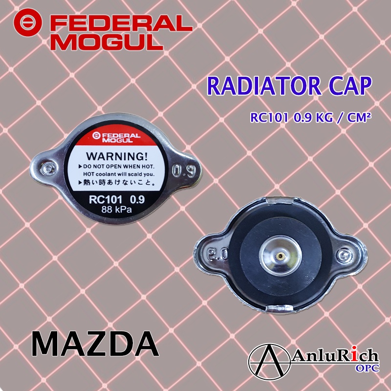 Radiator Cap for MAZDA Federal Mogul 0.9KG/CM2 RC101 | Shopee Philippines
