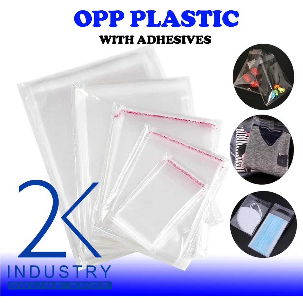 OPP Plastic with Adhesive Bag Wrapper Resealable Packaging 6x9cm ...