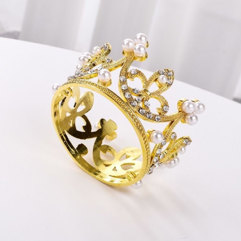Gold Crown Bread Toppers Tarts Bread Cake Toppers | Shopee Philippines