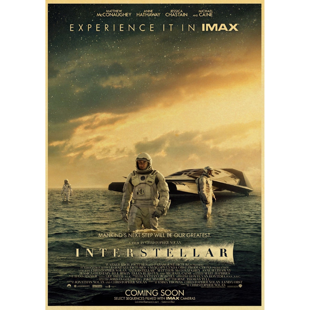 Movie Poster Interstellar Posters Retro Poster Prints High Definition ...