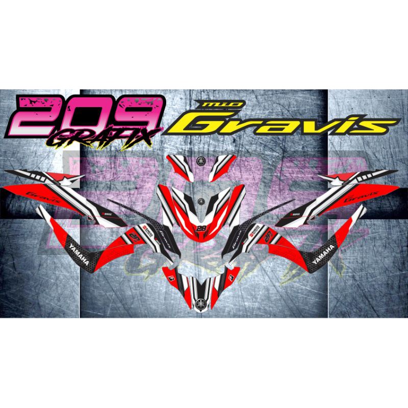 Mio gravis full body decals | Shopee Philippines