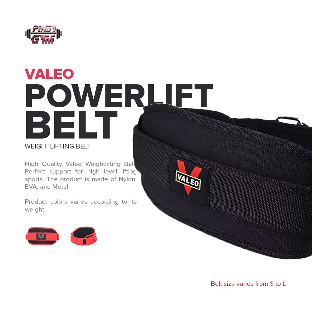 PinoyGym Valeo Weightlifting Belt Spine Support S-L | Shopee Philippines