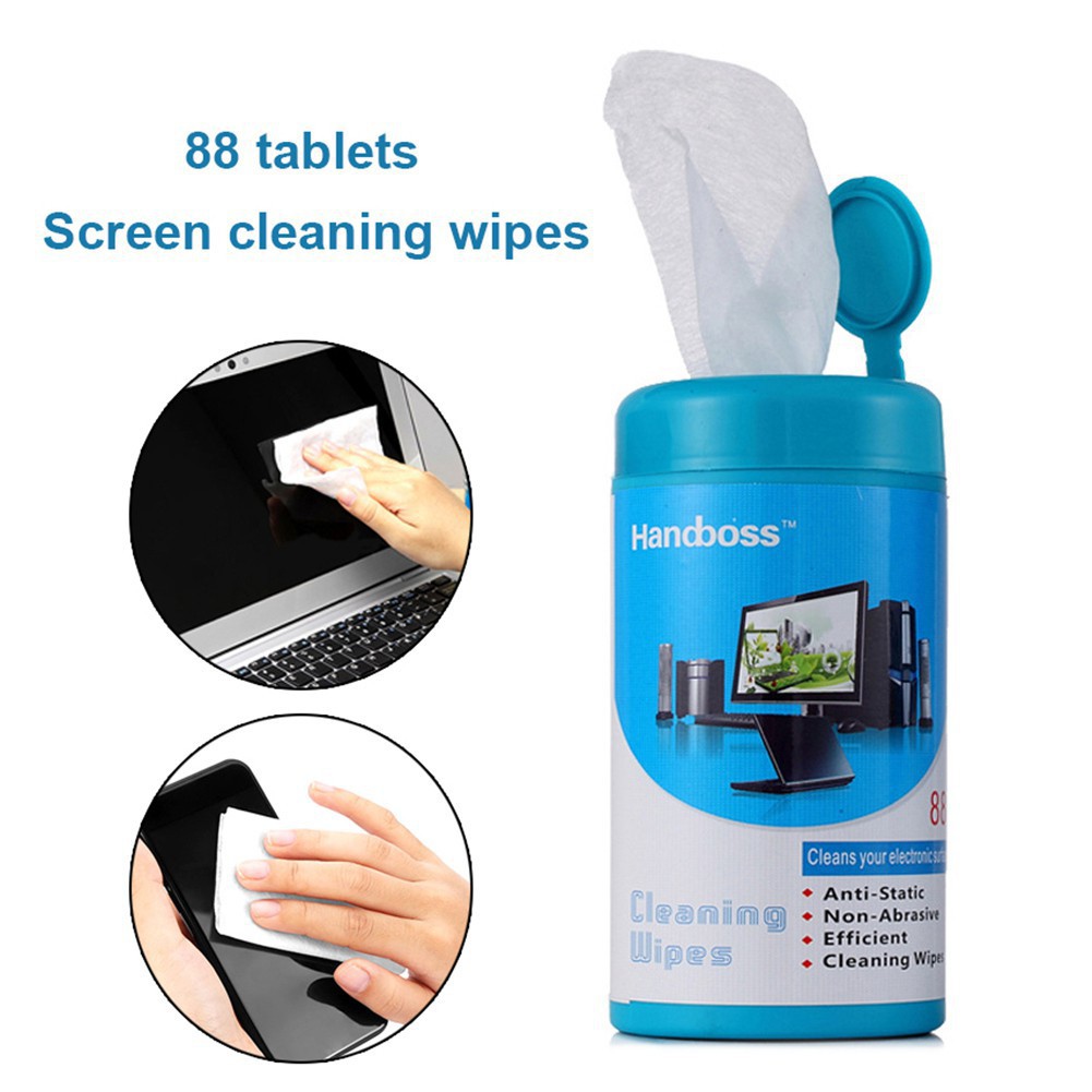 Screen Cleaning Wet Tissues Cleaner For Laptop Wipes TV iPad Telephone ...
