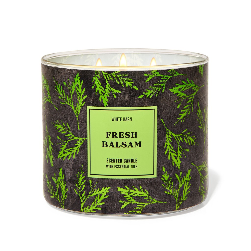 EMPIRE AUTHENTIC Bath and Body Works FRESH BALSAM 3-Wick Scented Candle ...