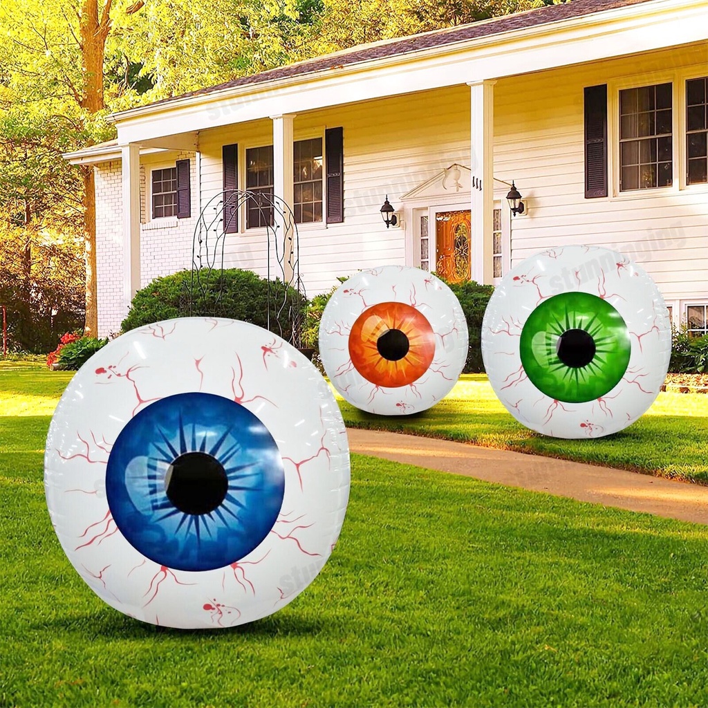 Halloween Inflatable Eyeball Balloon Decorations Eyeball Balloon Props ...
