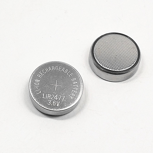 Brand New LIR2477 3.6V Rechargeable Button Electronic Lithium Battery ...