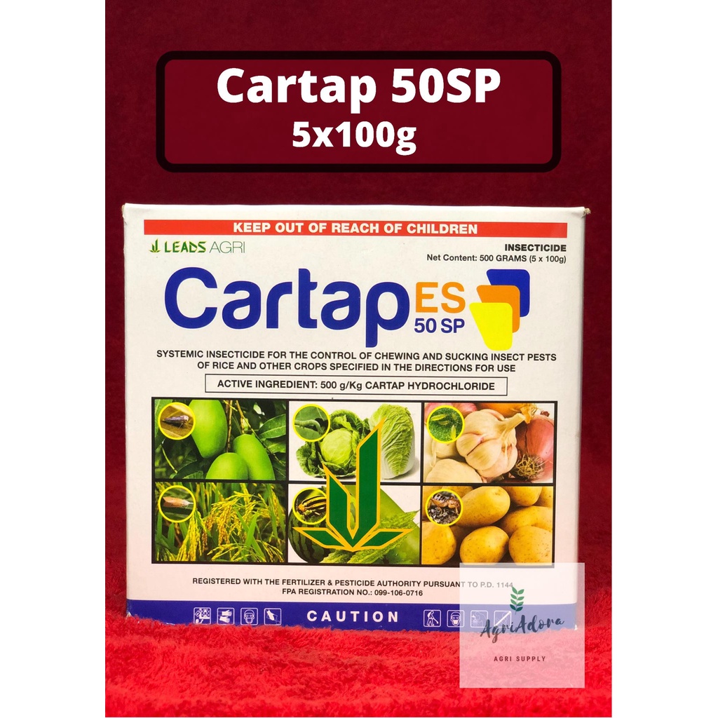 Cartap ES 50 SP Insecticide 5 x 100 grams (Leads Agri) | Shopee Philippines