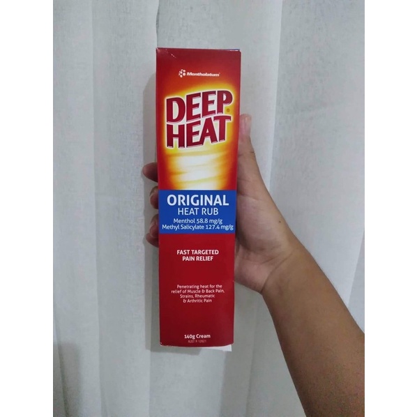Deep Heat Original Heat Rub 140G | Shopee Philippines
